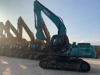 China 10 - 20 Ton Kobelco Used Digger With Container Package Motor Core Components for sale