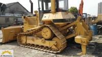 China Enclosed cabin Second hand bulldozer Cat D5H with 3-shank ripper for sale