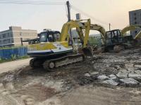 China 12 Ton Second Hand Kobelco Excavators / Kobelco Sk120 Excavator With 0.5m³ Bucket for sale