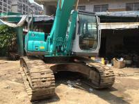 China Mitsubishi Engine Used Kobelco Excavator SK200-6 700mm Shoe Size for sale
