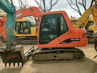 China 2014 Year 8 Ton Used Doosan Excavator DH80GO 400mm Shoe Size 3247h Working Hours for sale