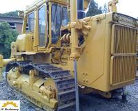 China D155A-1 Old Komatsu Dozer Bulldozer / Komatsu High Track Dozer With Three Shank Ripper for sale
