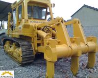 China D155A-1 Old Komatsu Dozer Bulldozer / Komatsu High Track Dozer With Three Shank Ripper for sale