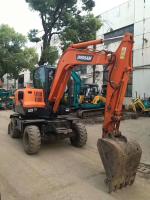 China 2016 Year DX60W Doosan Mini Digger , Used Doosan Wheel Excavator For Sale for sale