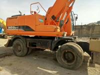China High Efficiency Doosan Long Reach Excavator By Wheeled H150W-7  2014 Year for sale