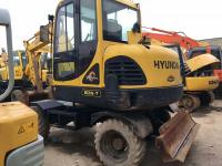 China Hyundai R60W-7 Used Mini Excavator Machine , Second Hand Wheel Excavators For Sale for sale