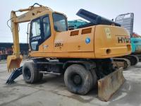 China Korean Used Wheel Excavator , Hyundai R200W Used 20 Ton Excavators Long Life Span for sale