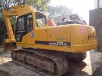 China 21T Korean Used Excavator Machine R210-5 With 600mm Shoe Size Crawler Type for sale
