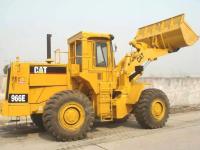 China Yellow Color Used CAT 966e Wheel Loader Sale , Cat Rubber Tire Loader for sale