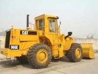 China Yellow Color Used CAT 966e Wheel Loader Sale , Cat Rubber Tire Loader for sale
