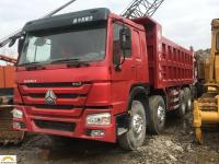 China Howo 8x4 Second Hand Dumper Truck , Mining Tipper Trucks Left Hand Drive for sale