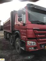 China Howo 12 Tyres 8*4 2nd Hand Tipper Trucks With Original Factory Painting for sale