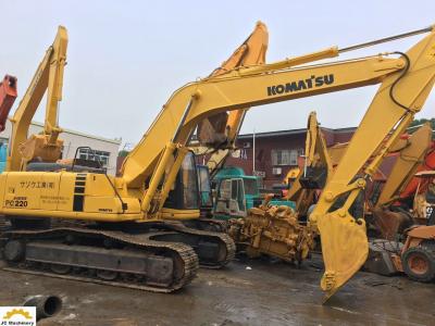 China Yellow Color 22 Ton Used Komatsu Excavator PC220-6 Good Working Condition for sale