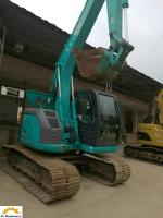 China Medium Size Kobelco 13 Ton Excavator , Used Hydraulic Excavator Crawler Type SK135SR for sale