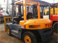 China 7 Tonne Slightly Used Diesel Forklift Trucks TCM FD70 3716h Working Hours for sale