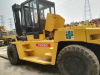 China Japanese Heavy Used Diesel Forklift Truck 25 Ton Komatsu FD250 With Side Shifter for sale