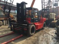 China Triple Mast Japanese Used Diesel Forklift 15 Ton Toyota FD150 1.8m Length for sale