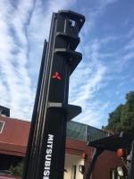 China Mitsubishi FD70 Used Forklift Equipment , Used Counterbalance Forklift 7 Ton for sale
