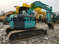 China 2014 Year Zero Tail Used Kobelco Excavator SK07 With Back - Fill Blade for sale