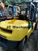 China Komats FD50 Yellow Used Diesel Forklift Trucks 5 Tonne For Material Handling for sale