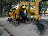 China 307C Slightly Used CAT Excavators 7 Ton With Rubber Protected Track 4 Cylinders for sale
