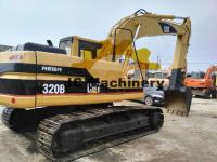 China High Efficiency Used 20 Ton Excavators , 0.7m³ CAT 320B Excavator 5.5km/H Speed for sale