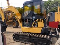 China PC35MR Used Komatsu Small Excavator / Komatsu 3.5 Ton Excavator With Blade for sale
