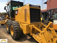 China Japan Origin Cat 140H Motor Grader / Used Road Grader With Three Shank Ripper for sale
