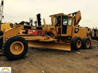 China 123 Kw Used CAT Motor Grader , 140H Second Hand Grader Low Working Hours for sale