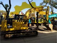 China Japanese Komatsu 13 Tonne Excavator / Komatsu Used Equipment PC130LC-7 for sale