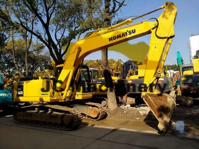 China sell 16 ton original Japan excavator Komatsu PC160LC-7 with original color for sale