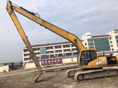 China 21M Long Boom Used Excavator Machine Hyundai R210-5D 600mm Shoe Size for sale