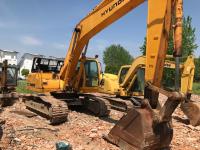 China Hyundai R210-5D Used Excavator Machine 125Kw Power 2008 Year Yellow Color for sale