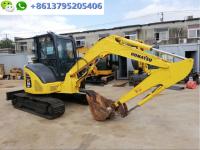 China Good Condition 5 Ton Used Mini Excavator Komatsu PC55MR Digger With Air Conditioner for sale