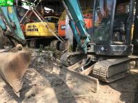 China 2013 Year Kobelco 5 Tonne Excavator Kobelco SK55SR SK55 With Blade Original Color for sale
