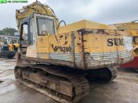 China Mechanical Operation Second Hand Excavator Used Excavating Equipment 5200h Working Hour for sale