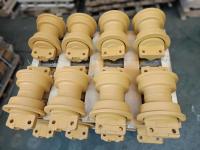 China 10mm Depth HRC50 Kato Excavator Idler Carrier Roller for sale