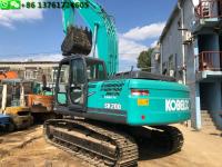 China Crawler 6 Cylinder 600mm Shoe 20T Used Kobelco Excavator for sale