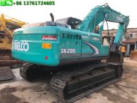 China Crawler 6 Cylinder 600mm Shoe 20T Used Kobelco Excavator for sale