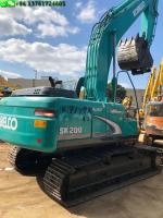 China Crawler 6 Cylinder 600mm Shoe 20T Used Kobelco Excavator for sale