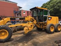China Japan Origin Cat 140H Motor Grader / Used Road Grader With Three Shank Ripper for sale