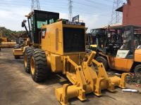 China Japan Origin Cat 140H Motor Grader / Used Road Grader With Three Shank Ripper for sale