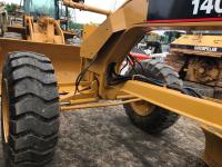 China 6 Cylinders Used Motor Graders Caterpillar 140H With Ripper for sale