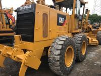 China 6 Cylinders Used Motor Graders Caterpillar 140H With Ripper for sale