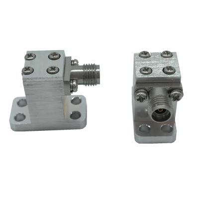 China Customizable Rf Connector Waveguide To Coax Transition  9.84-15ghz for sale