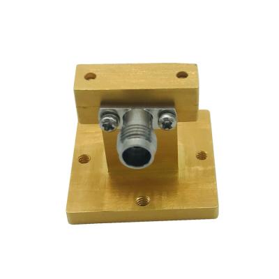 China Sma Female Connector Coax To Waveguide Adapter 26.3-40ghz Good Standing Wave for sale