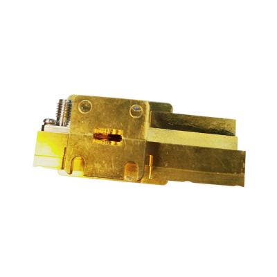 China Customizable Gold Microwave Waveguide Components Wr62 Input High Isolation for sale