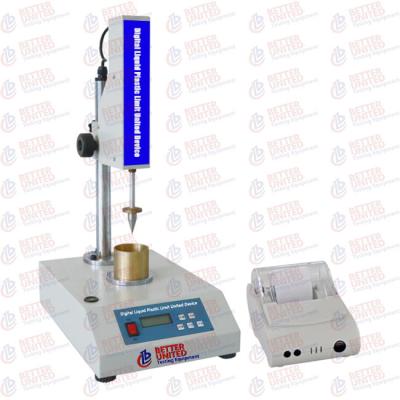 China Liquid Limit Plastic Limit Cone Penetrometer Soil Testing Equipment for sale