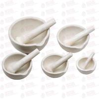 China Wear Resistance Mortar And Pestle Porcelain High Temperature Resistance Soil Testing Equipment for sale