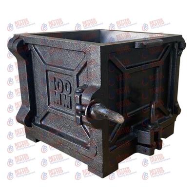 China ASTM C39 Concrete Testing Machine  Cast Iron 100mm Cube Moulds for sale